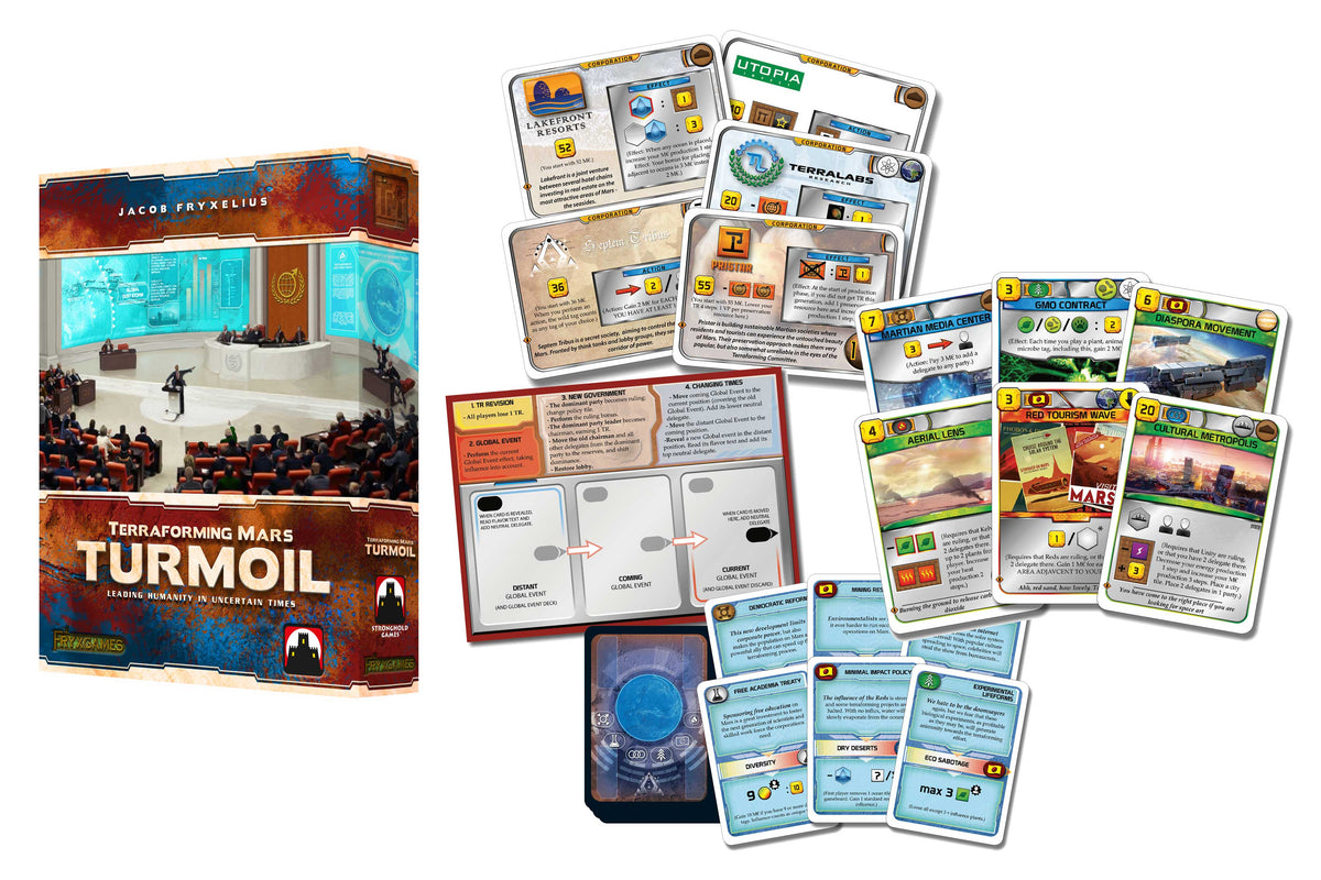 Terraforming Mars - Turmoil Board Game Expansion – ToonTownHobbies